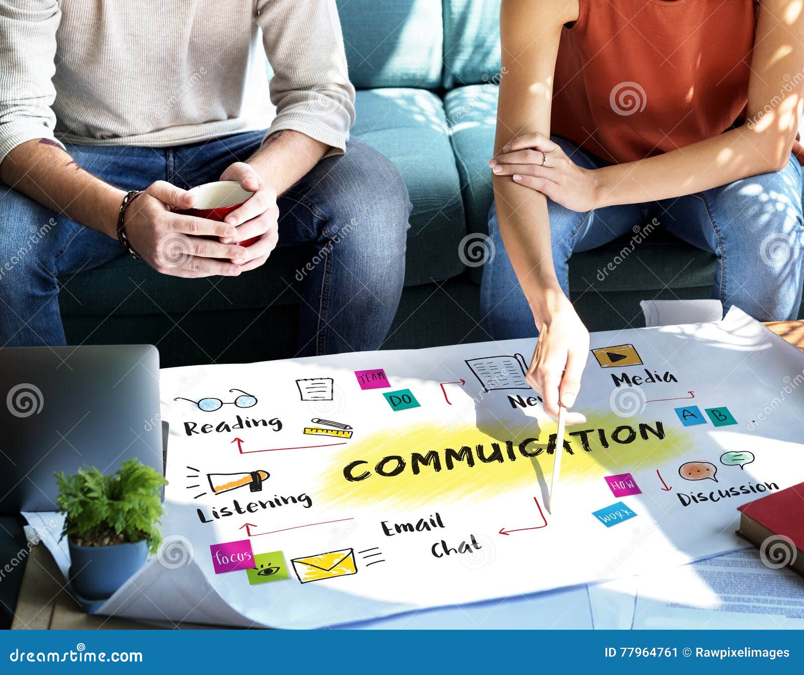 Communication Discussion Team Work Ideas Concept Stock Image - Image of ...