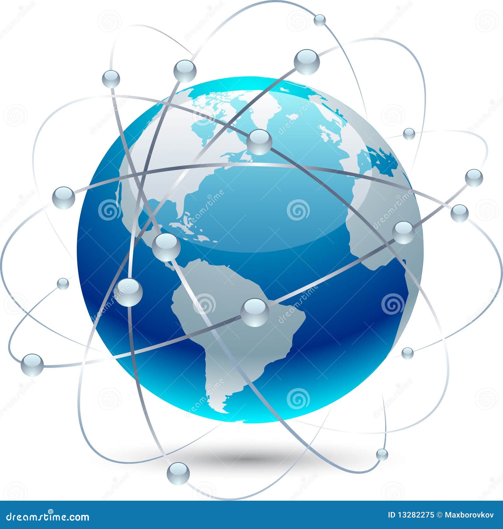 Communication earth. stock vector. Illustration of icon - 13282275