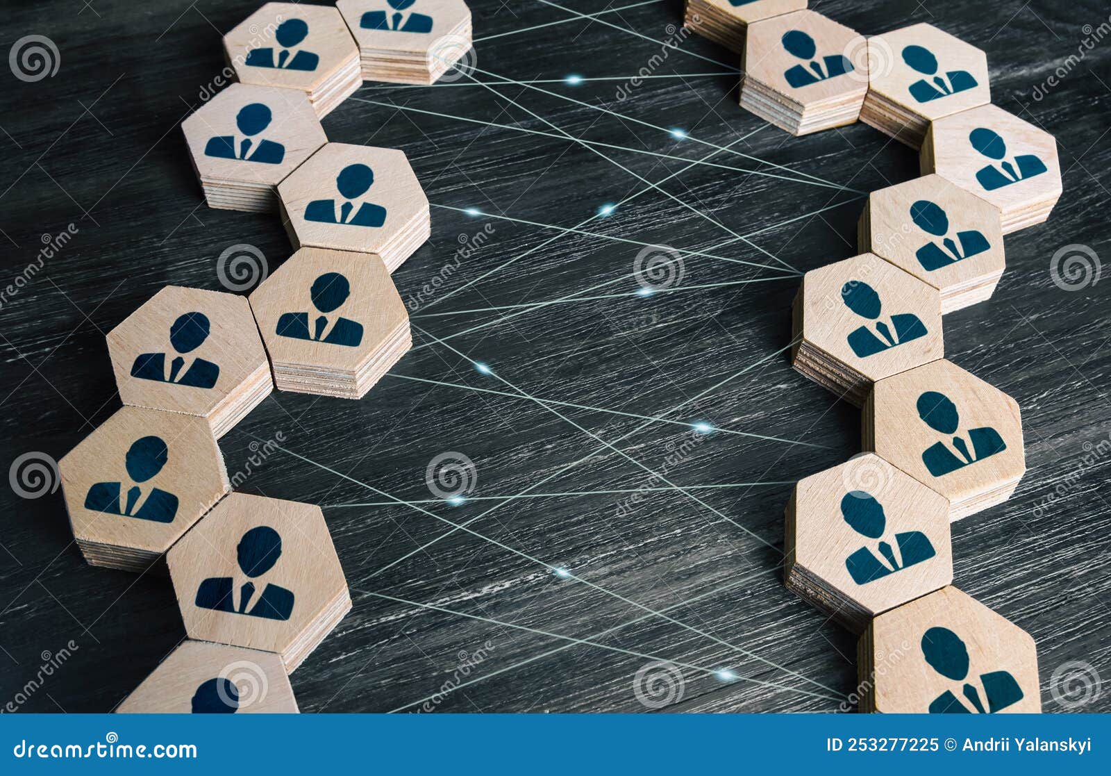 Communication between Employees. Establishing Work with Different Teams ...