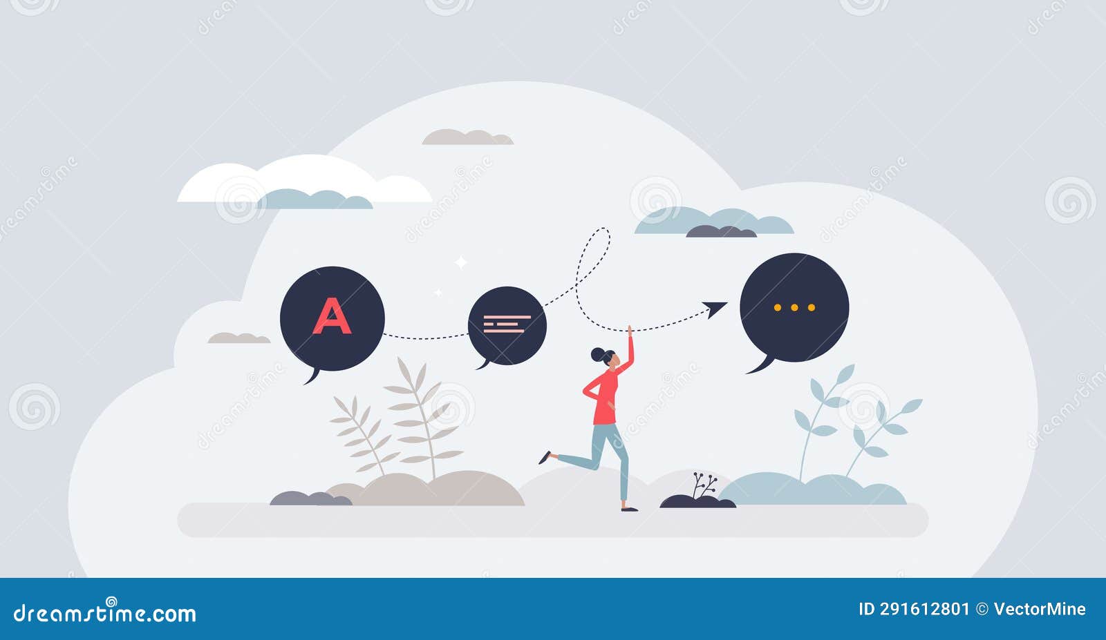 Communication Evolution Cartoon Vector | CartoonDealer.com #110735763