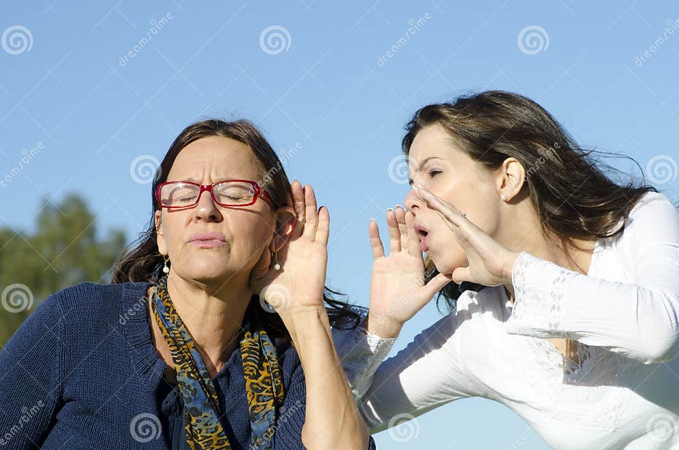 Communication between Generations Stock Photo - Image of mature ...