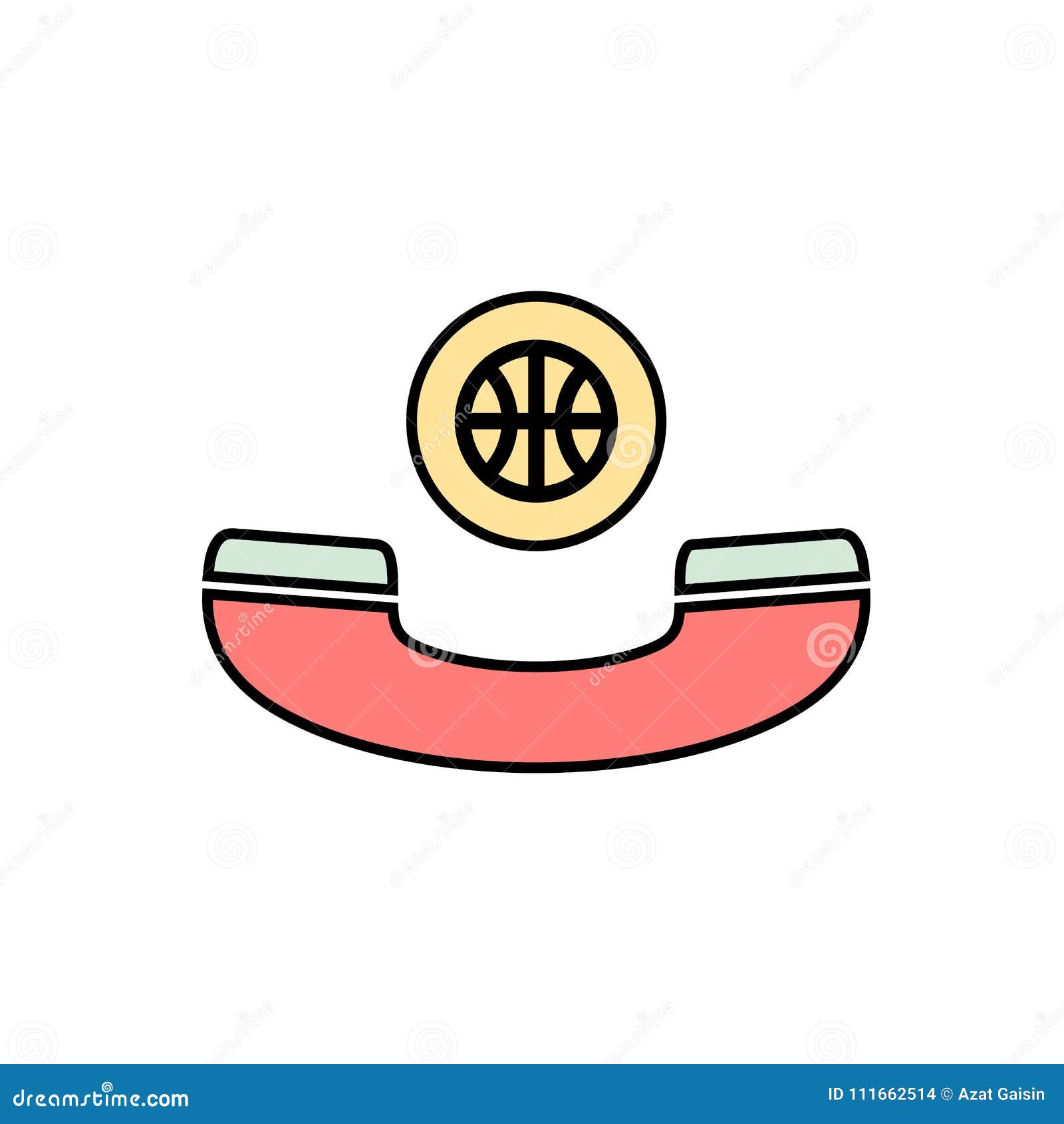 Phone Roaming Line Icon Set In Flat Style. Roaming Symbol For Your Web ...