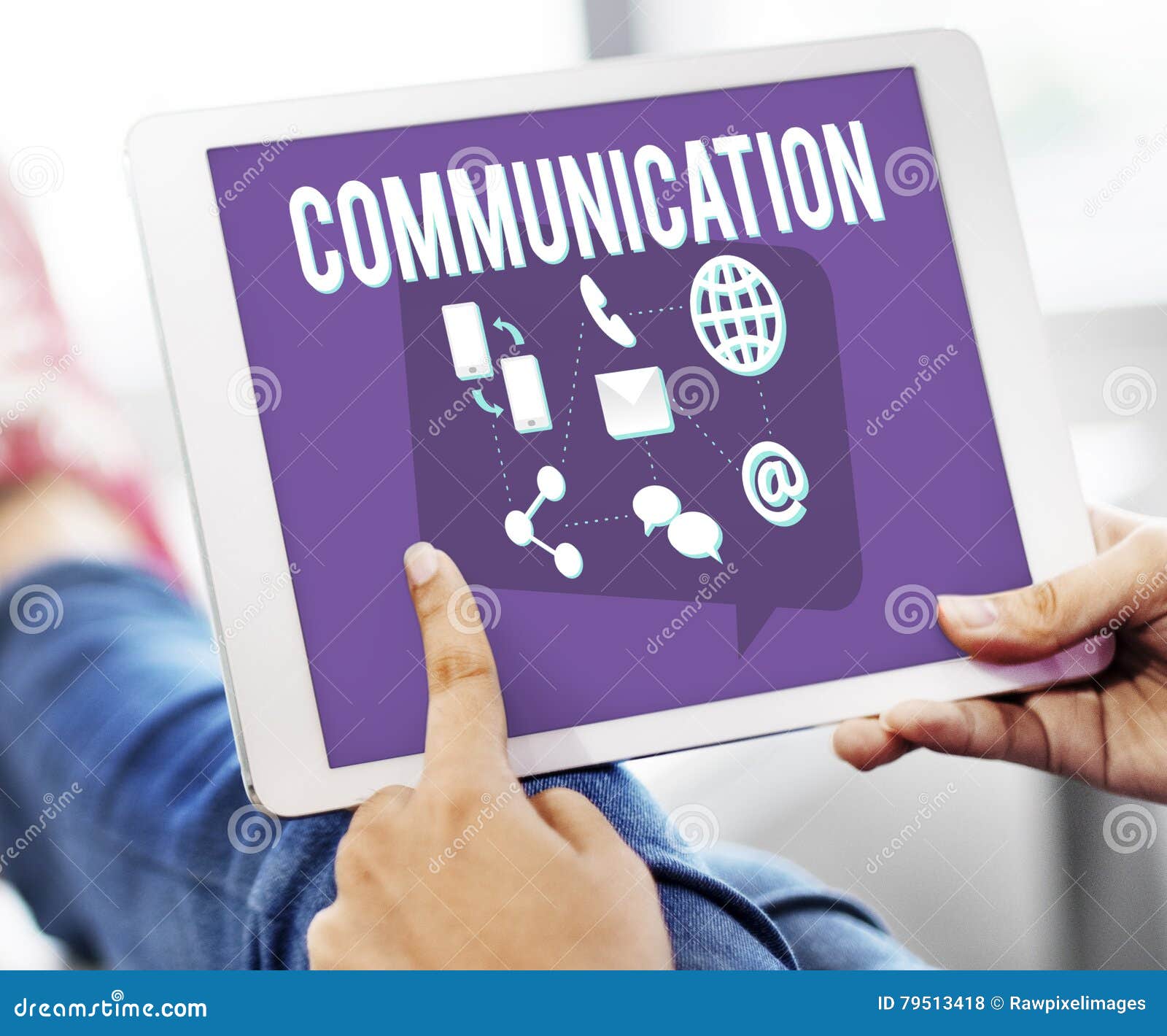 Communication Globe Speech Message Mail Concept Stock Photo - Image of ...