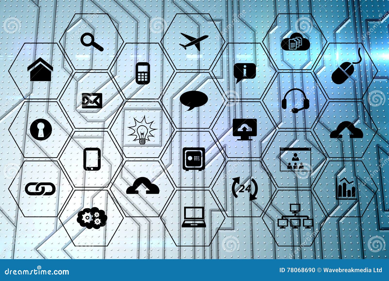 Communication graphics stock illustration. Illustration of pattern ...