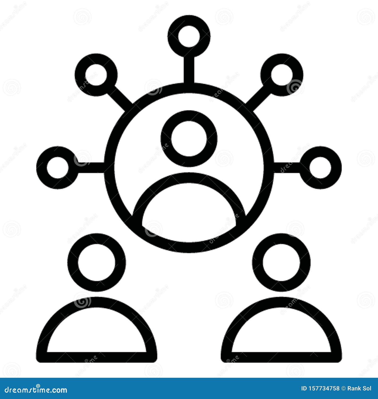 Communication, Group Communication . Vector Icon Which Can Easily ...