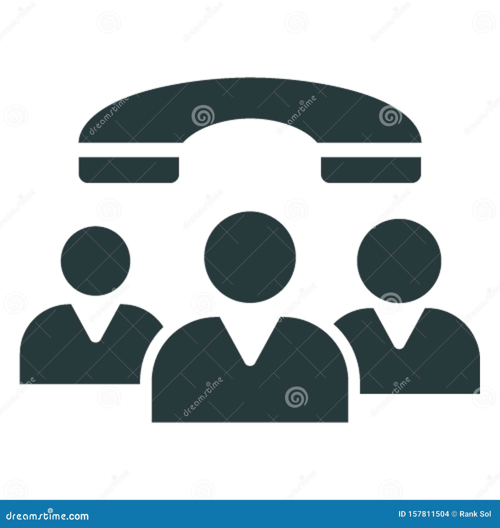 Communication, Group Communication . Vector Icon Which Can Easily ...
