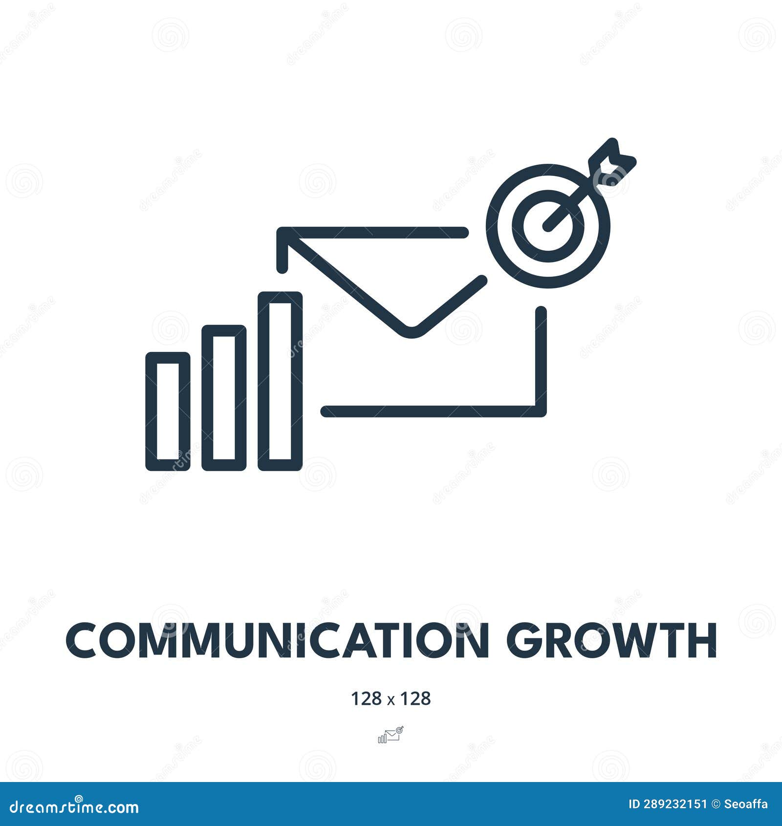Communication Growth Icon. Conversation, Interaction, Progress ...