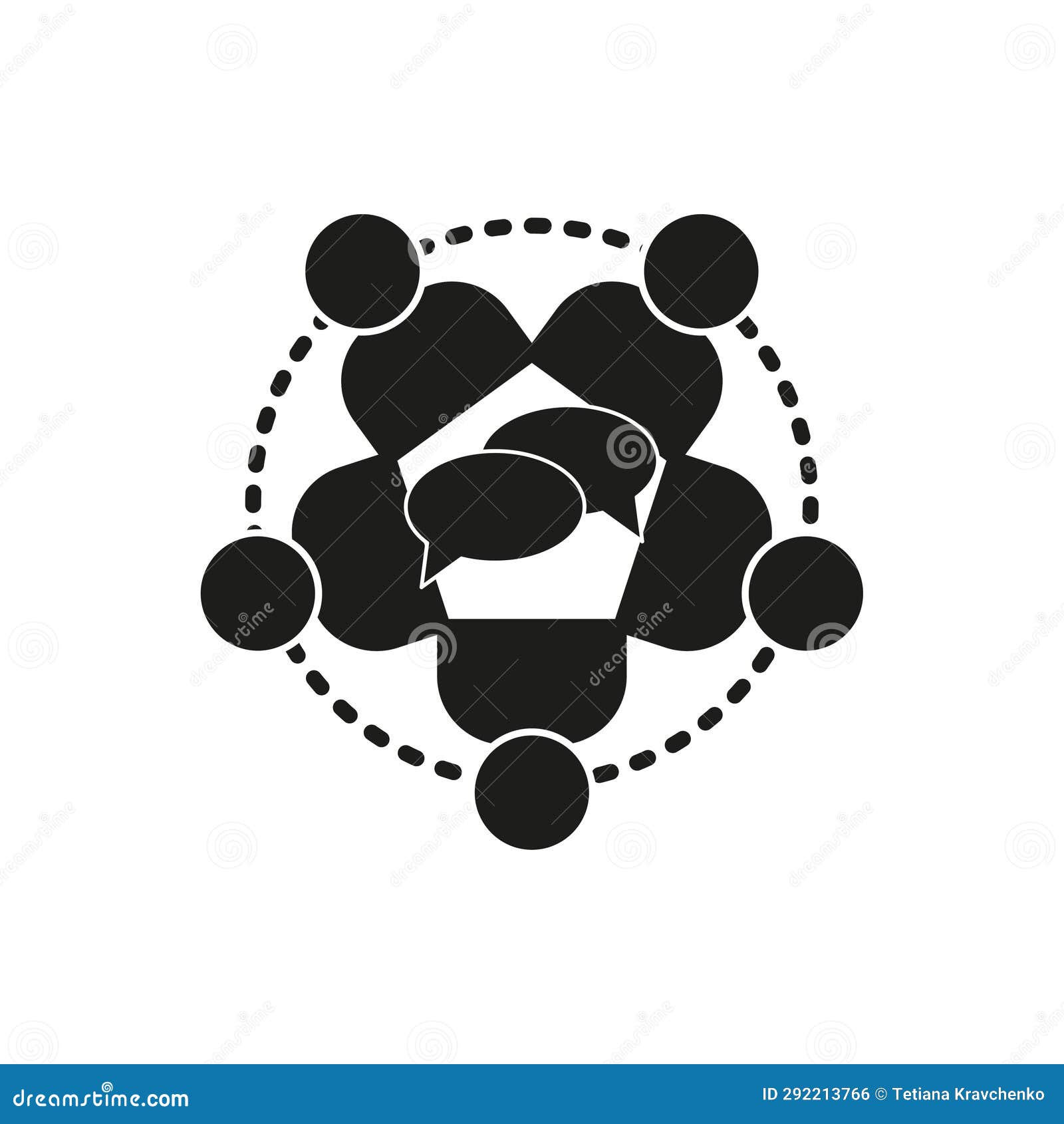 Communication Icon. Conversation Sign. Forum Symbol. Vector ...