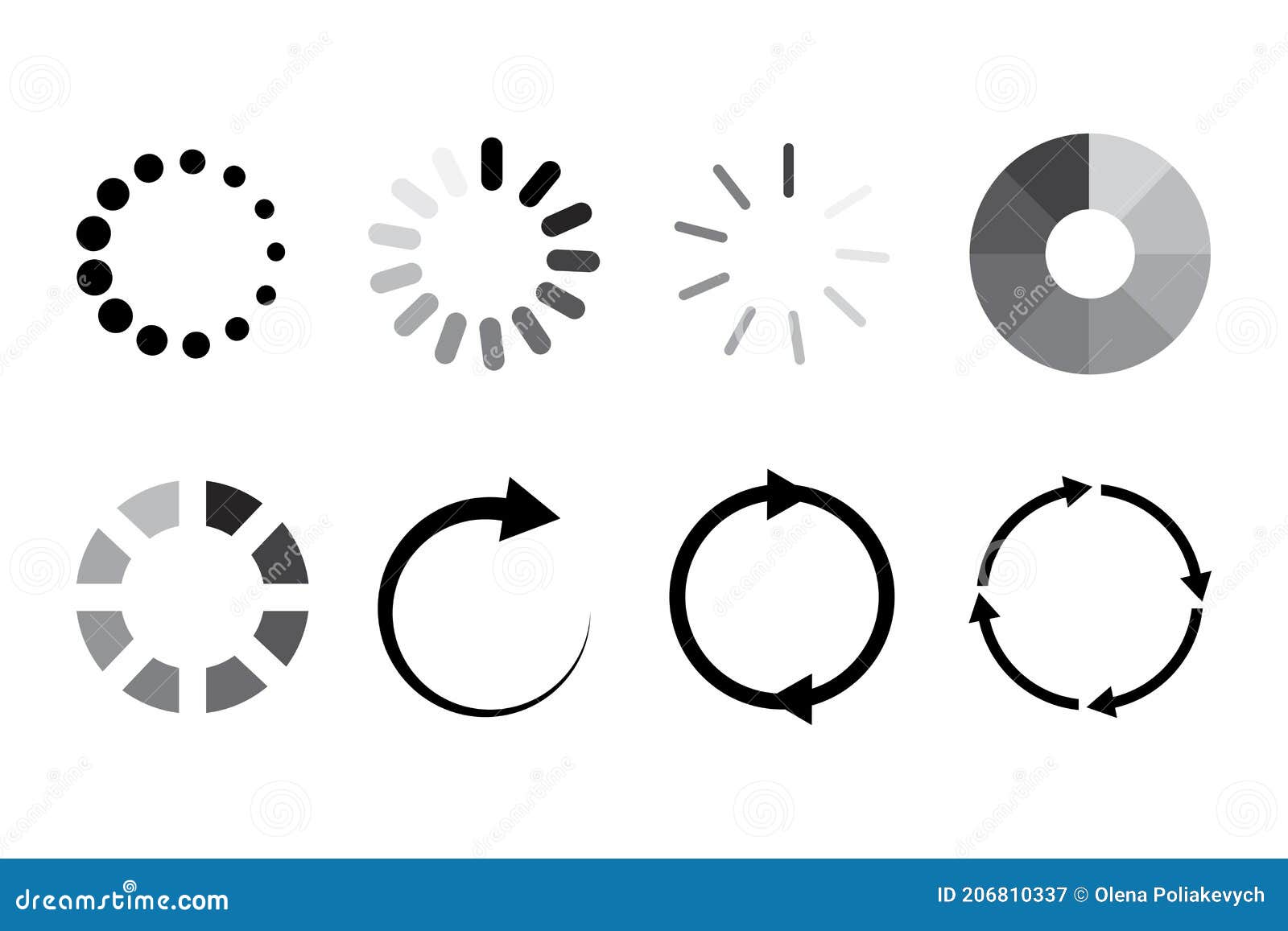 Communication Icon Set. Website Icon Symbol. Time Icon Vector. Status ...