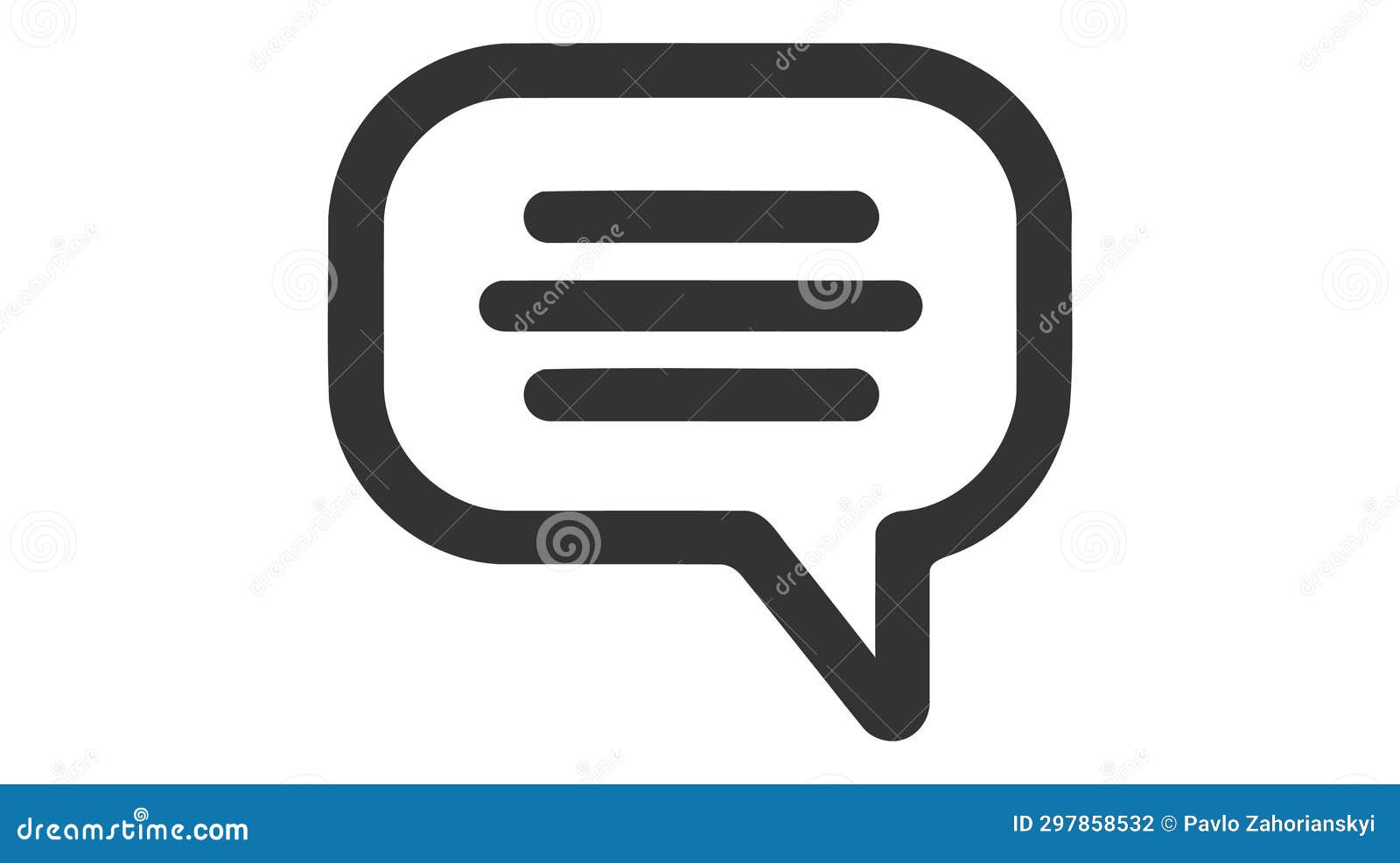 Communication Icon on White Background Stock Illustration ...