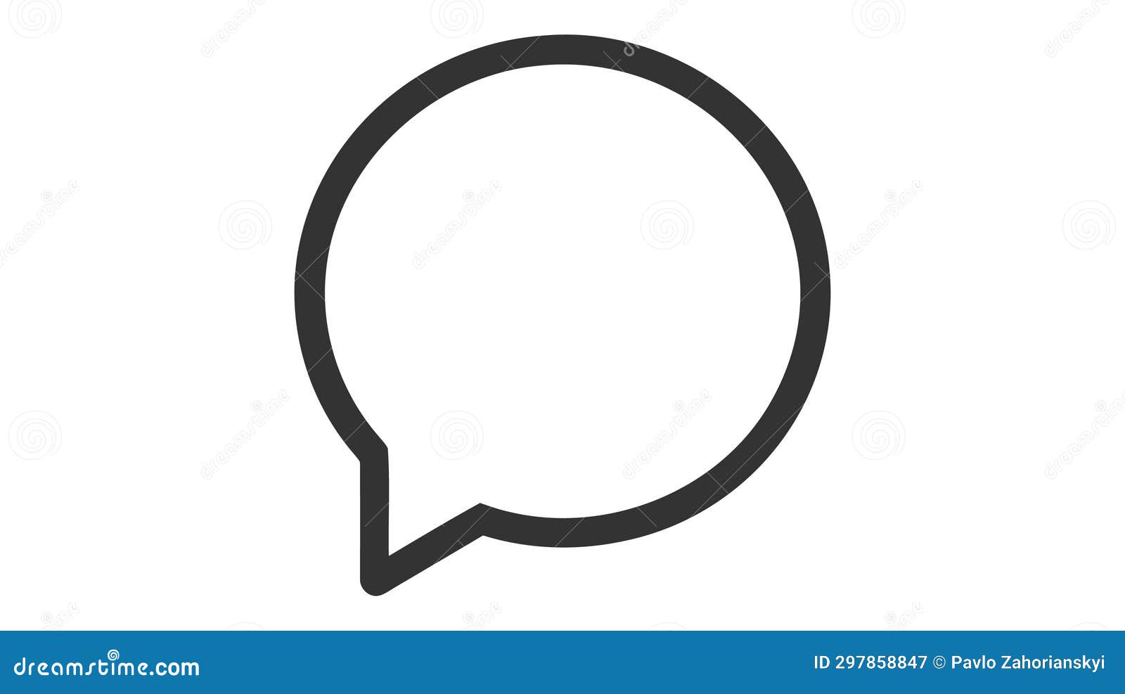 Communication Icon on White Background Stock Illustration ...