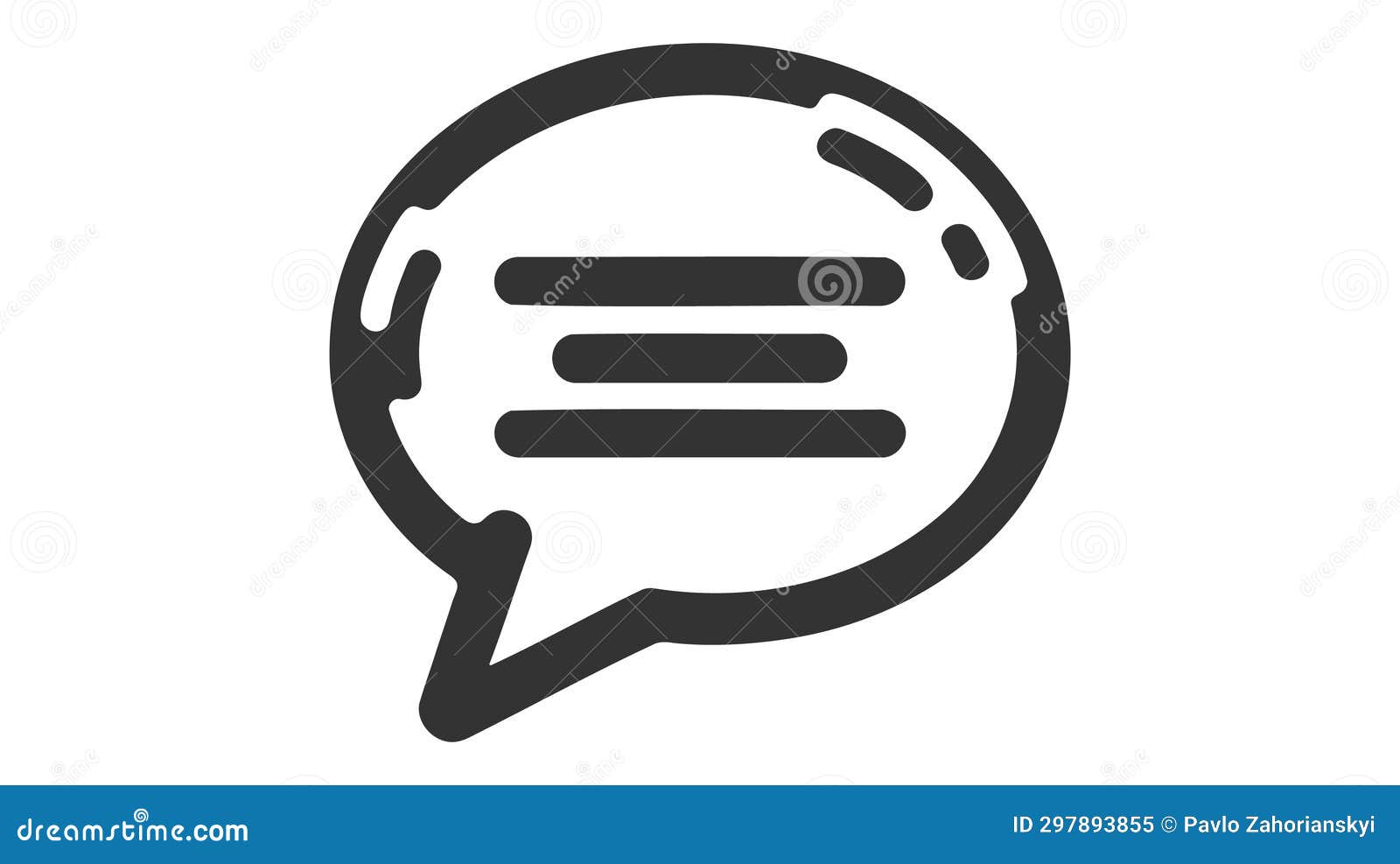 Communication Icon on White Background Stock Illustration ...