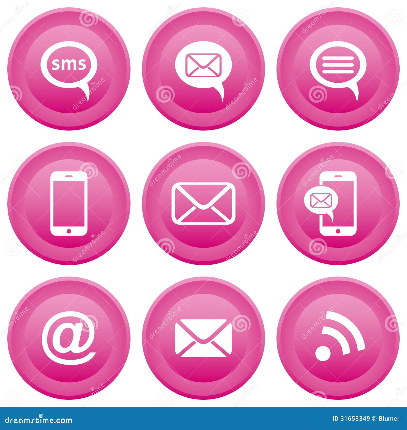 Communication icons stock vector. Illustration of unity - 31658349