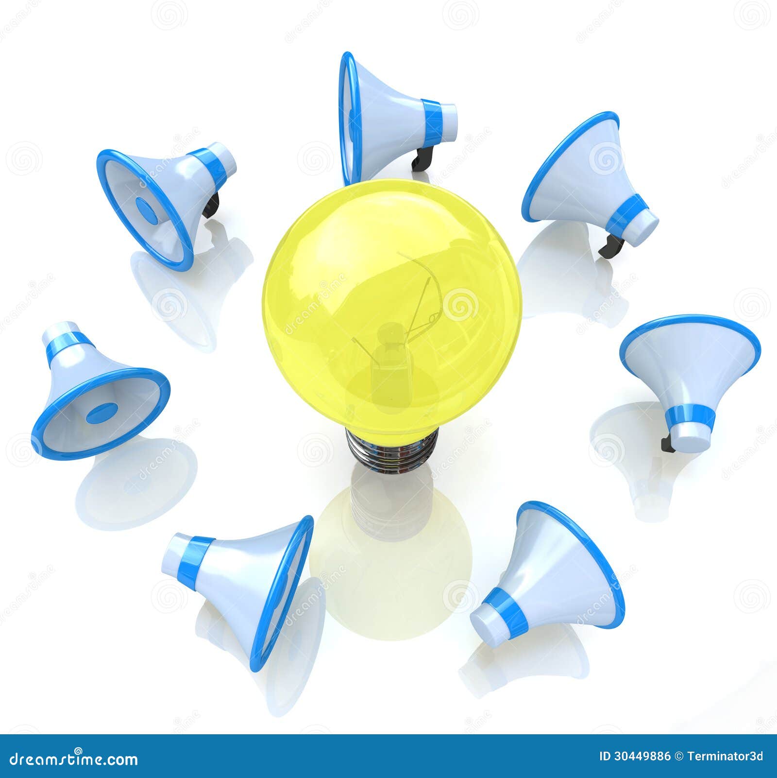 Communication of ideas stock illustration. Illustration of ...