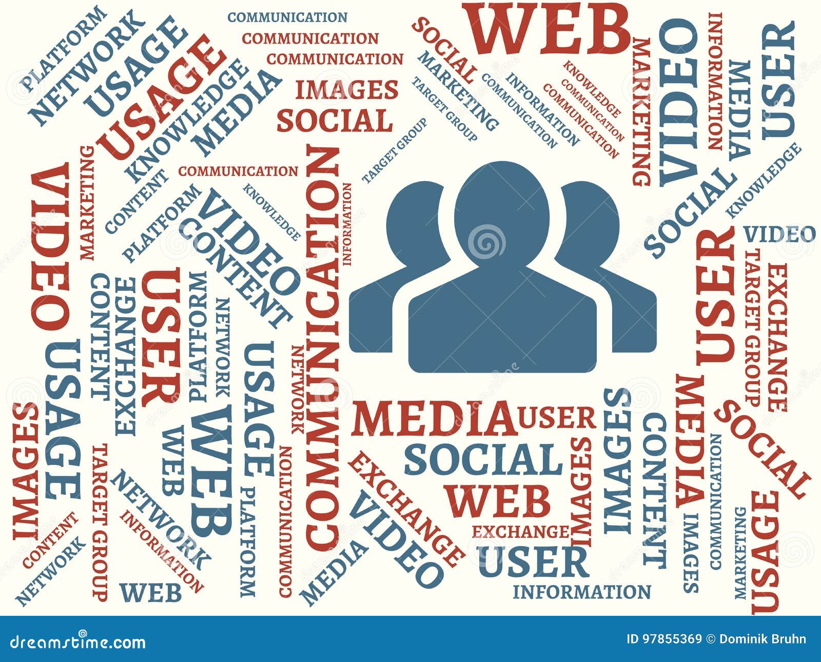 COMMUNICATION - Image with Words Associated with the Topic SOCIAL MEDIA ...