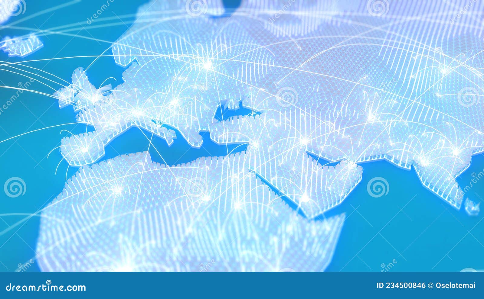 Communication through Images 3d Illustration, Network World Picture ...