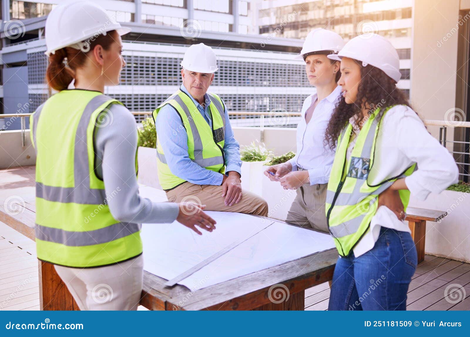 Communication is Important in the Construction Industry. a Group of ...