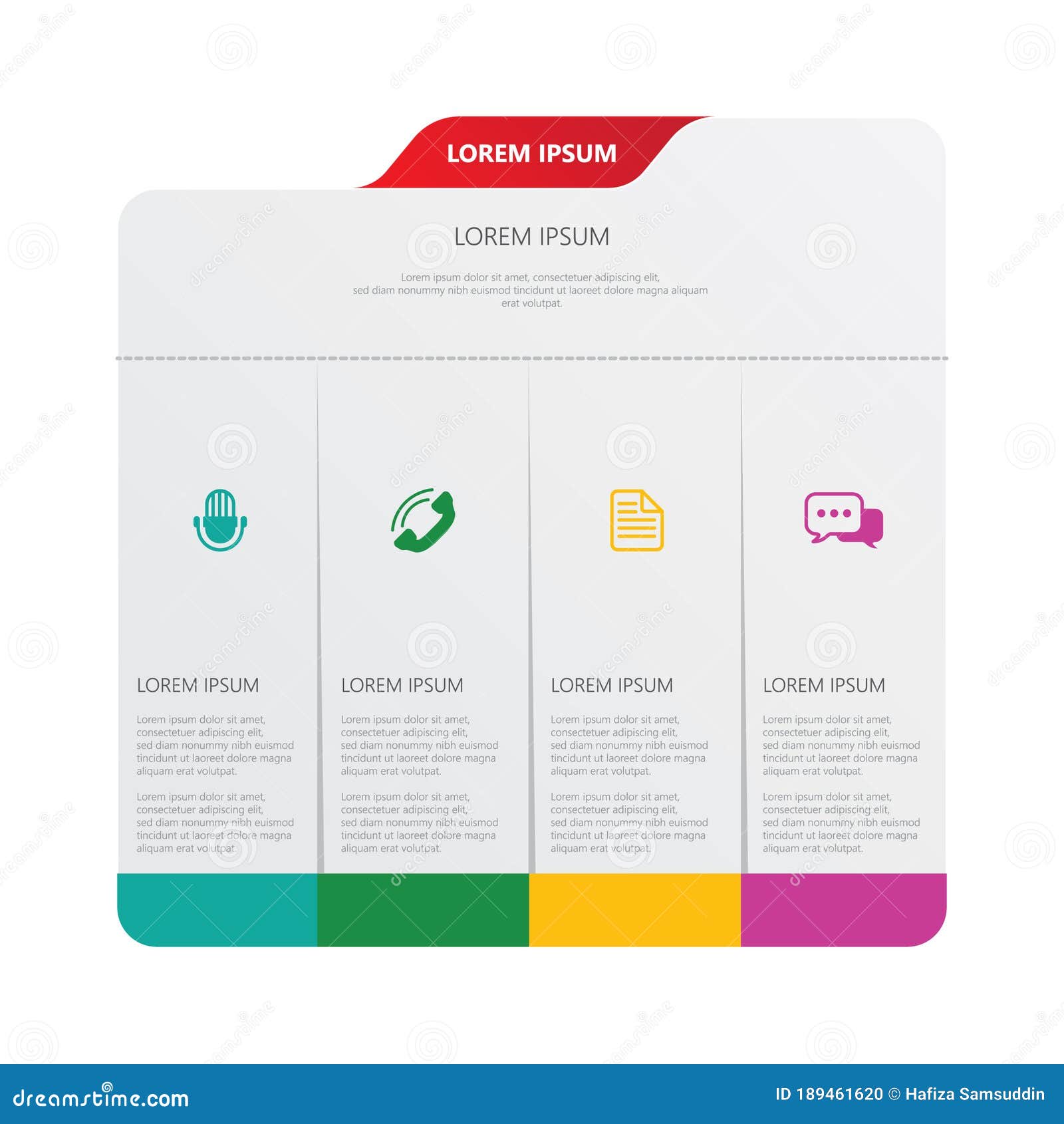 Communication Infographic. Vector Illustration Decorative Design Stock ...