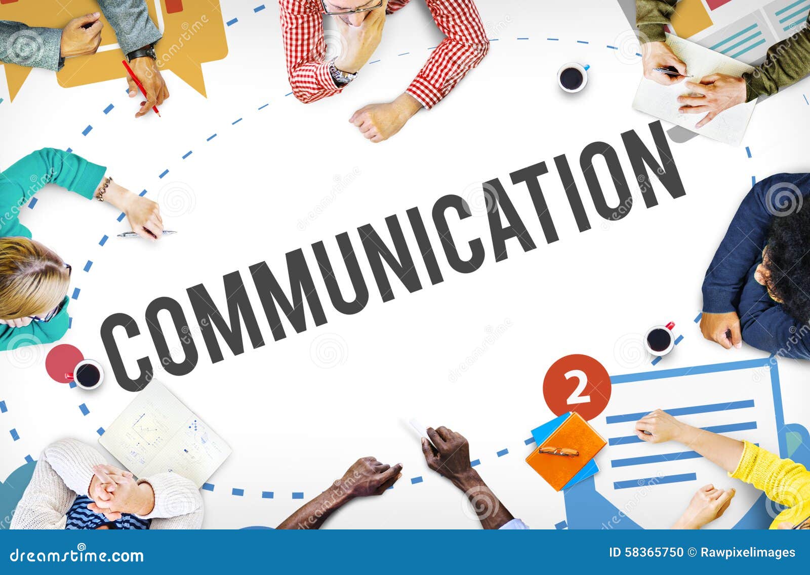 Communication Instant Messaging Chatting Talking Concept Stock Photo ...