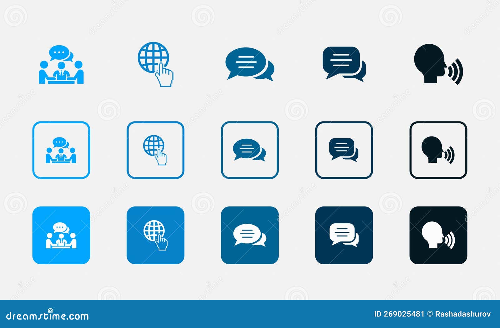 Communication, Internet, Message, Chat Stock Vector - Illustration of ...