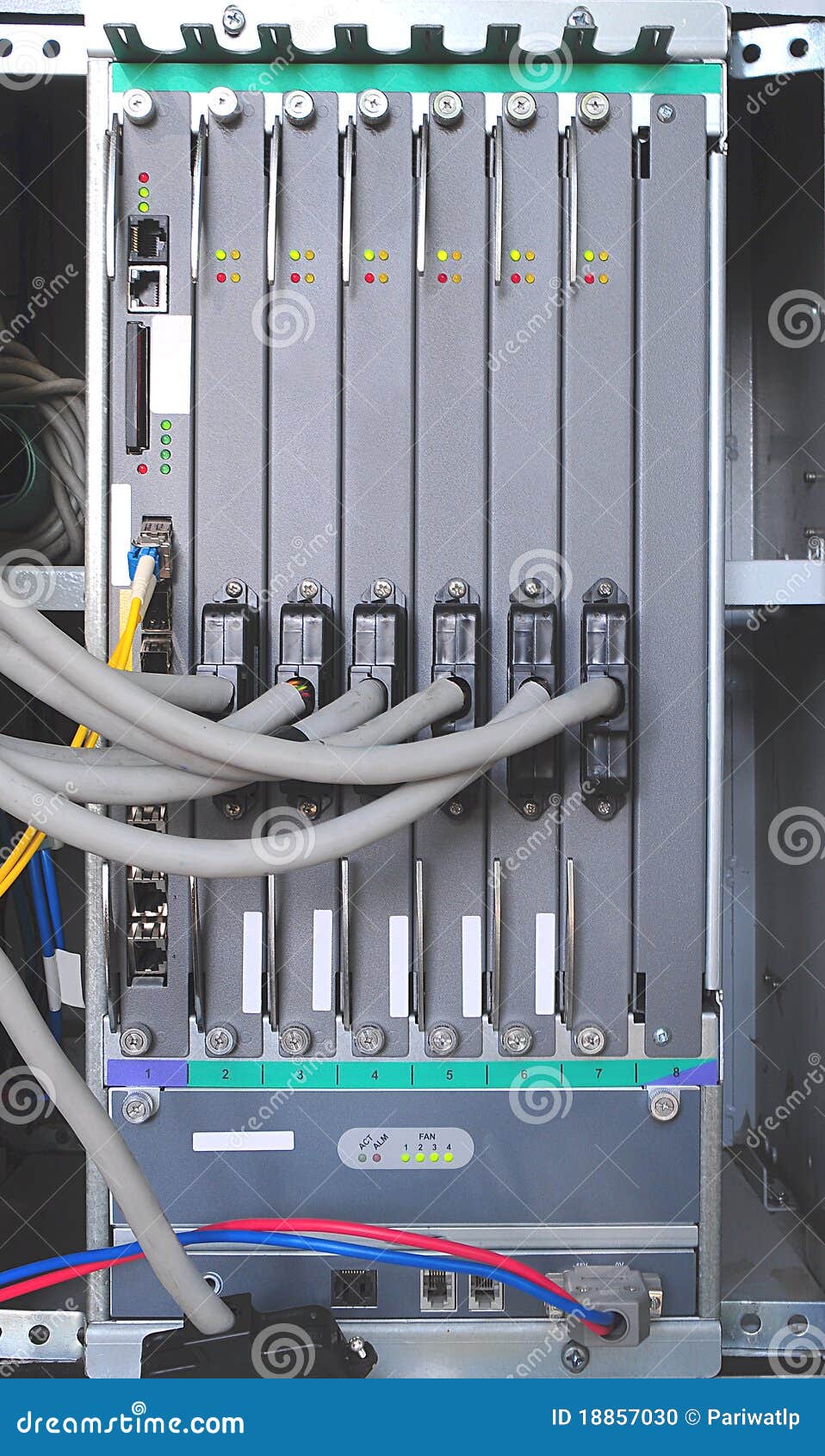 The Communication and Internet Network Server Stock Photo - Image of ...