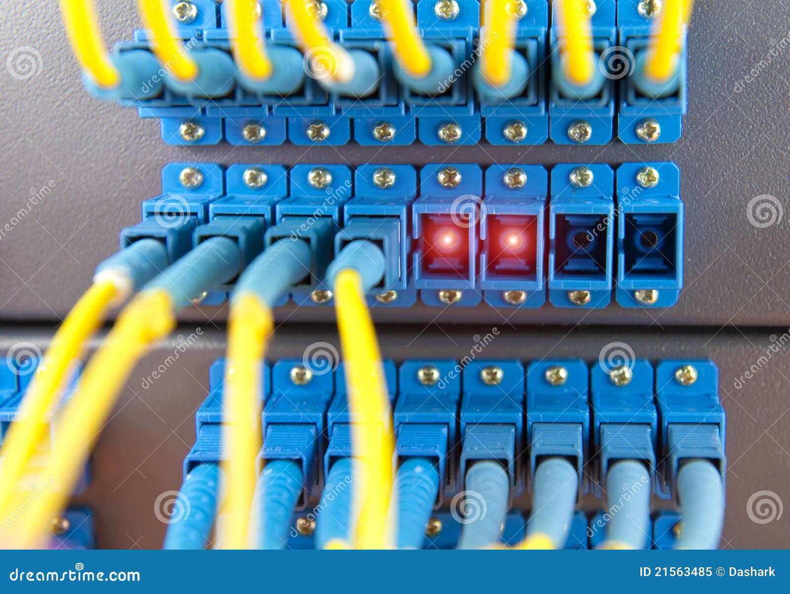 Communication and Internet Network Server Stock Image - Image of center ...