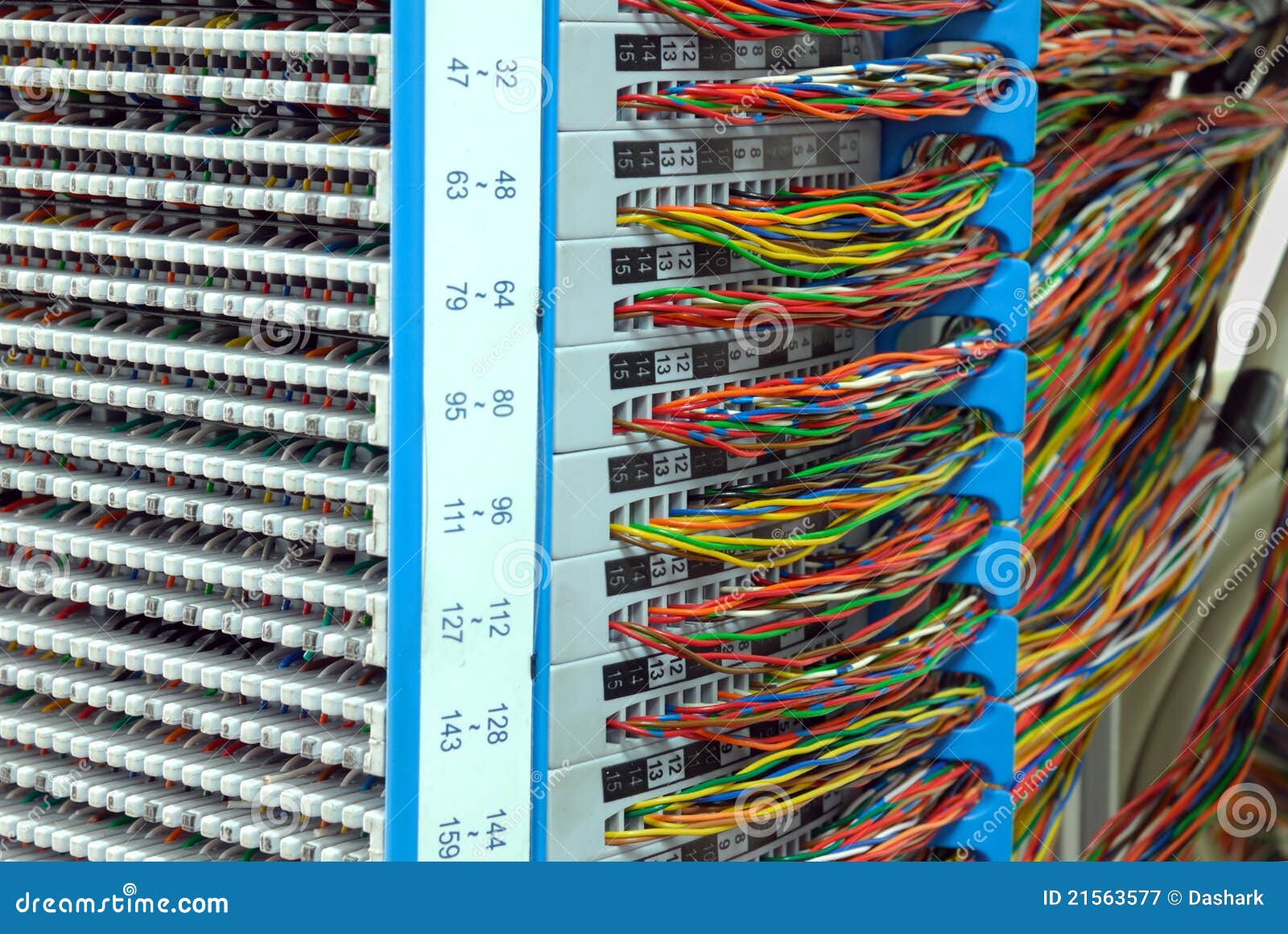 Communication and Internet Network Server Stock Image - Image of rack ...