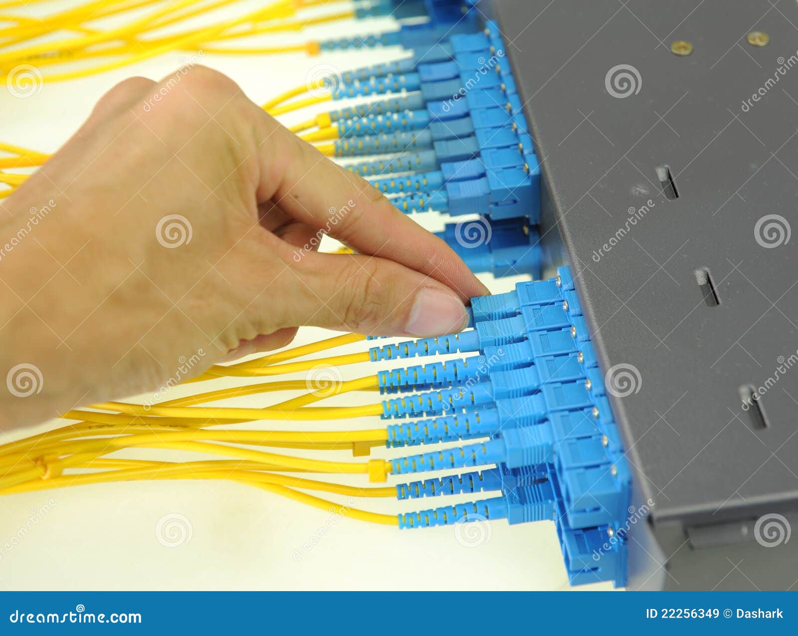 Communication and Internet Network Server Stock Image - Image of cable ...