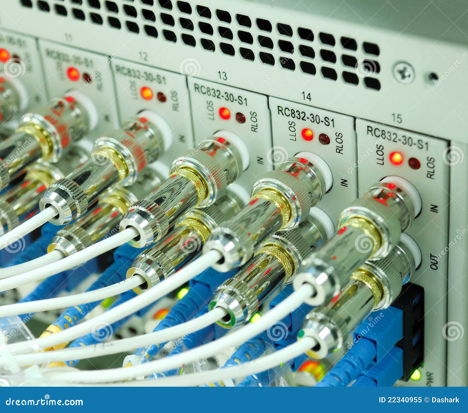 Communication and Internet Network Server Stock Image - Image of ...