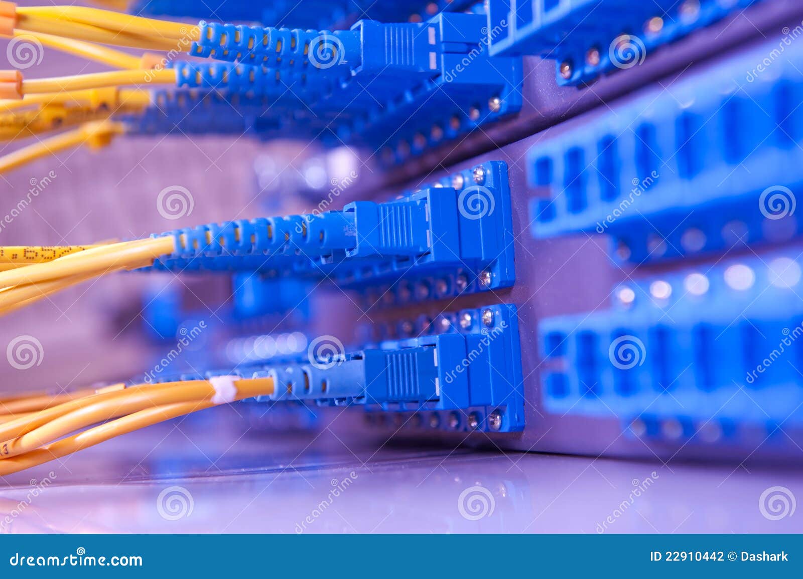 Communication and Internet Network Server Room Stock Photo - Image of ...