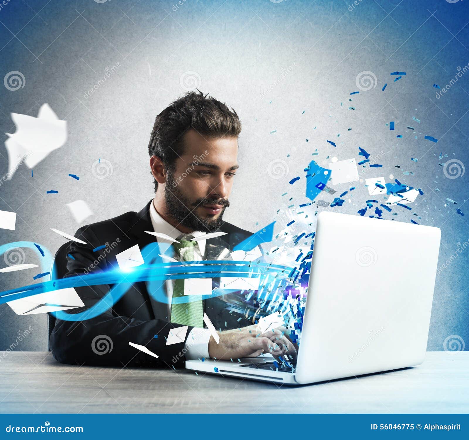 Communication with laptop stock image. Image of message - 56046775