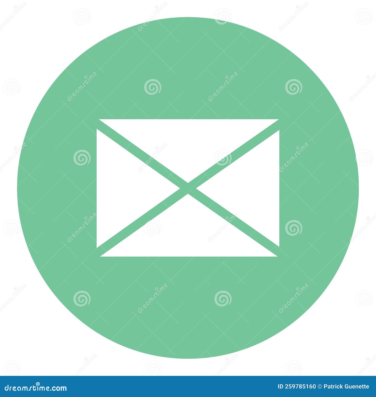 Communication letter, icon stock vector. Illustration of letter - 259785160