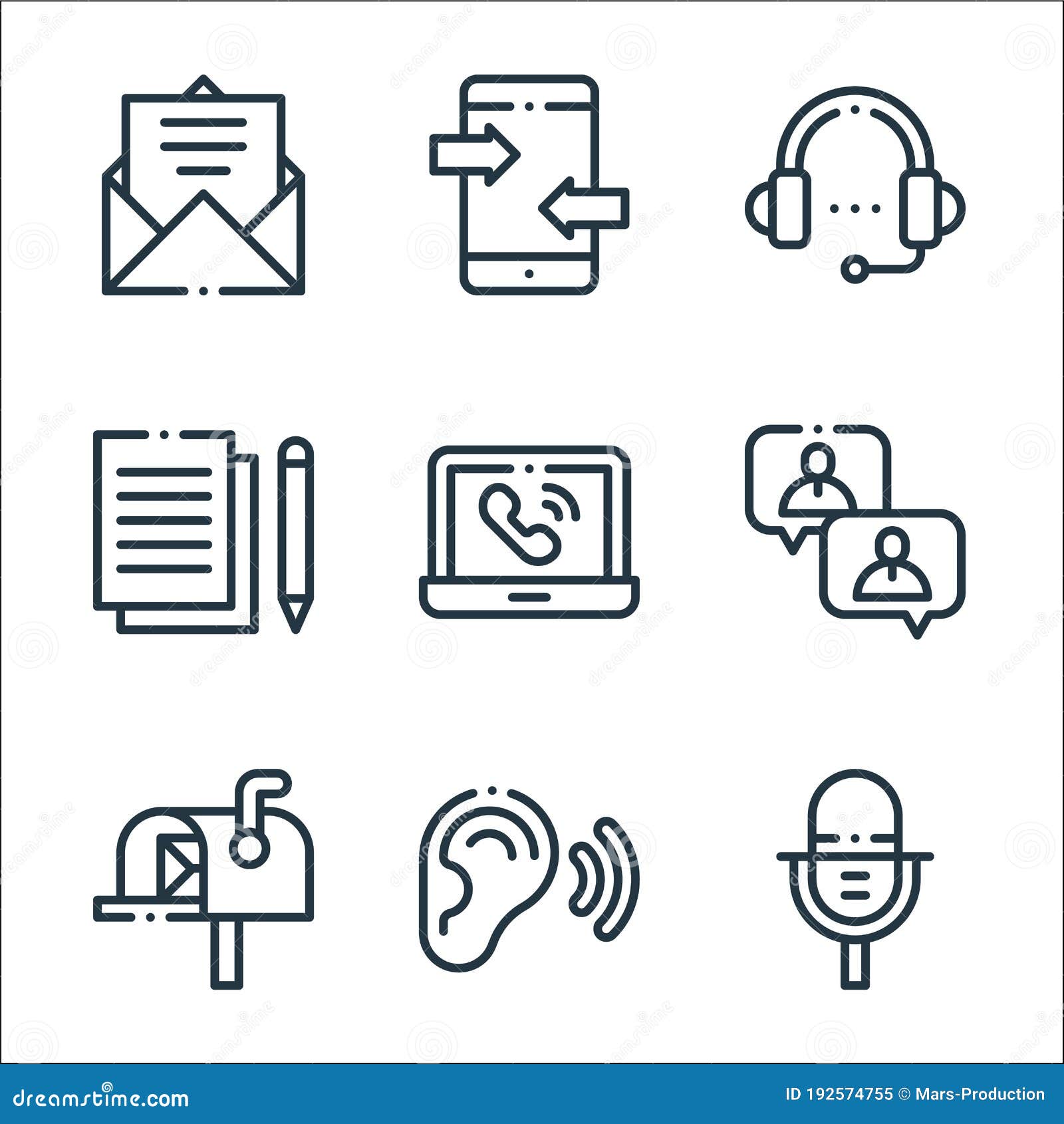 Linear Conversation Icon From Blogger And Influencer Outline Collection ...