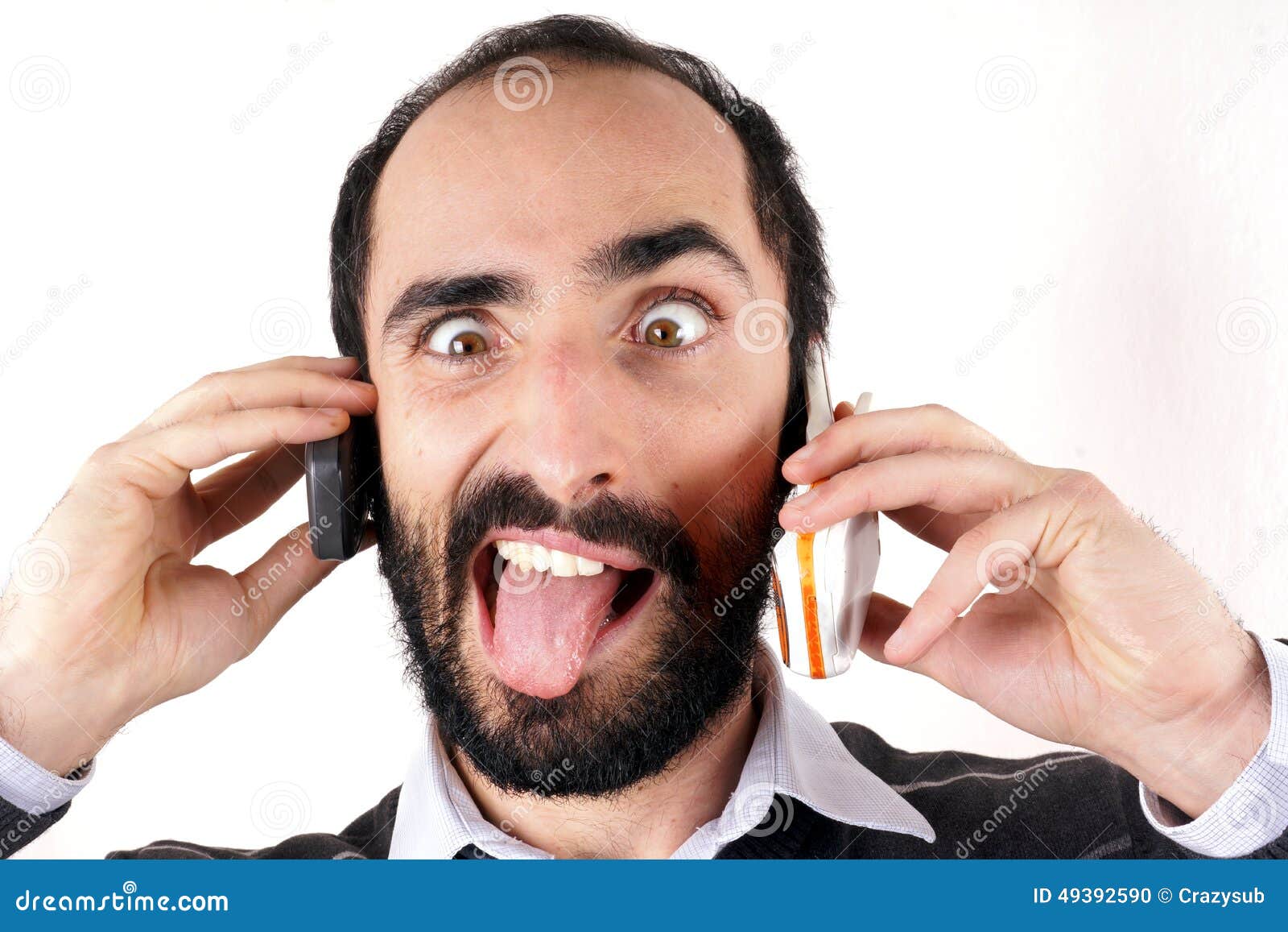 Communication man stock photo. Image of person, hand - 49392590