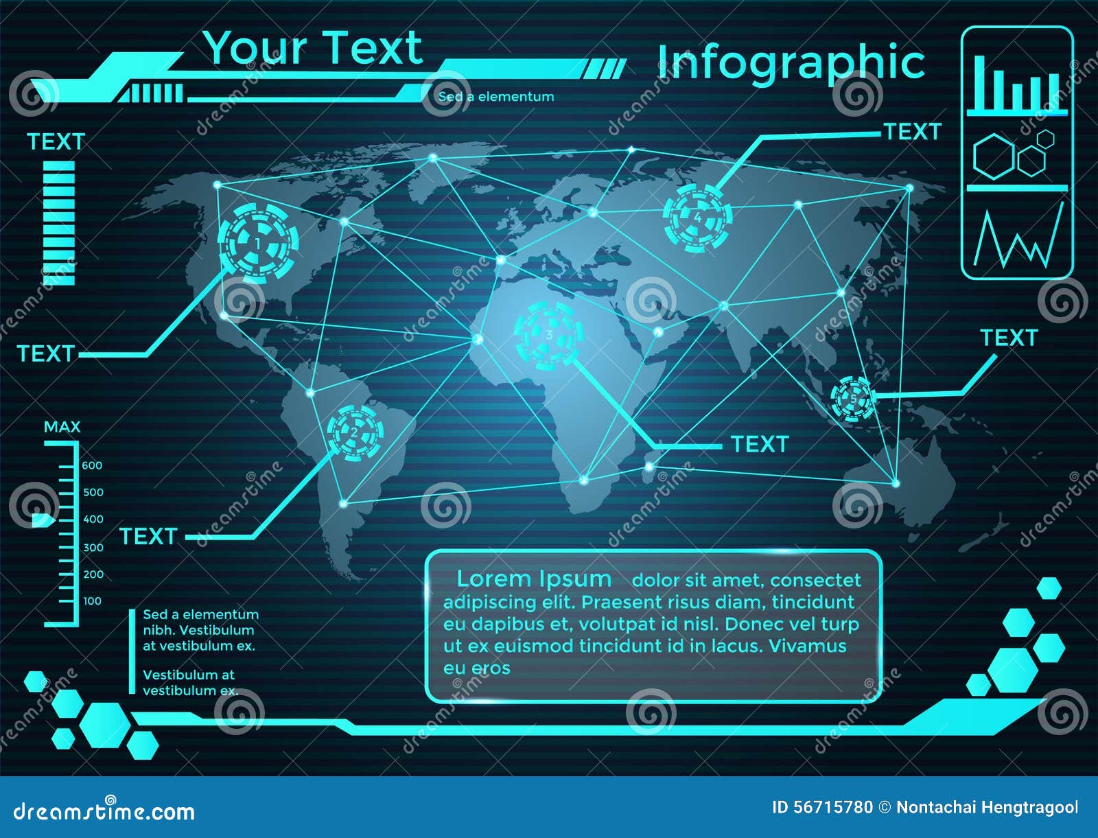 Communication map stock vector. Illustration of connection - 56715780