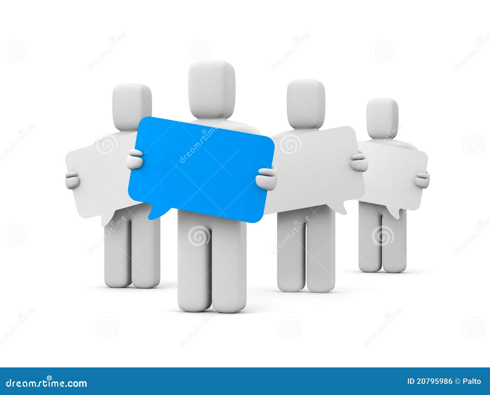 Communication metaphor stock illustration. Illustration of balloon ...