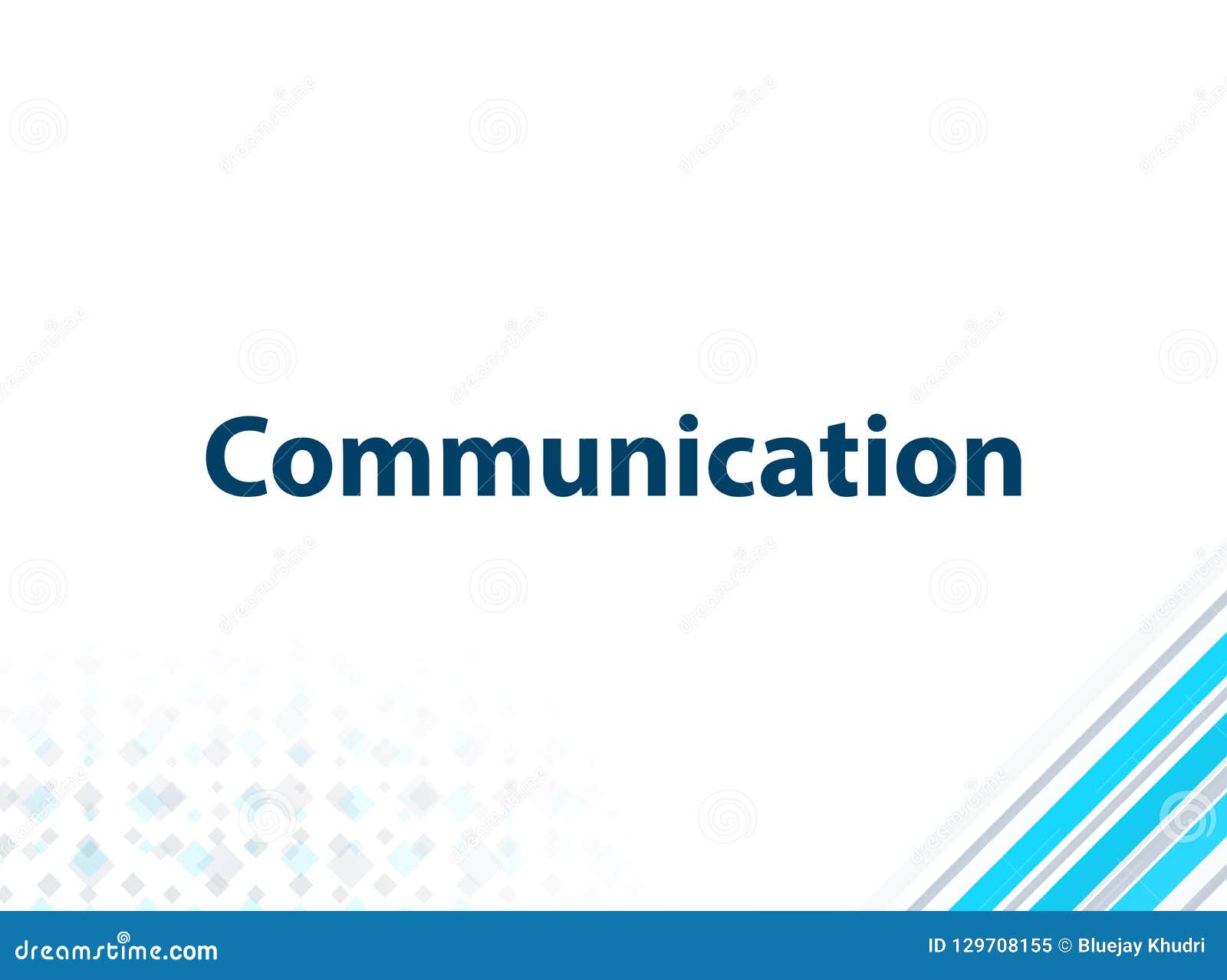Communication Modern Flat Design Blue Abstract Background Stock ...