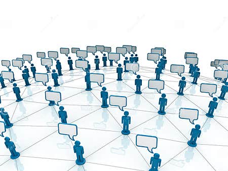 Communication Network stock illustration. Illustration of network ...