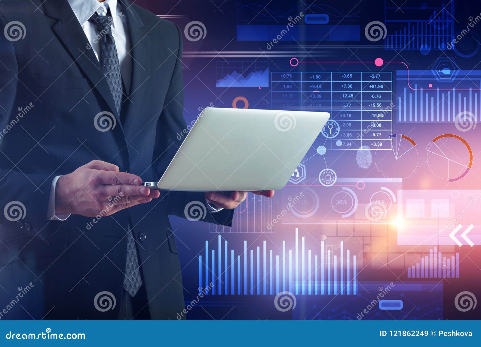 Communication and Network Concept Stock Image - Image of analytics ...