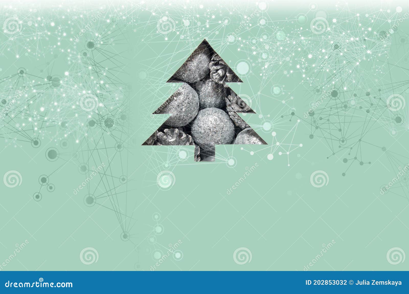 Communication Network of the New Year 2021. Low Tech Christmas Tree ...