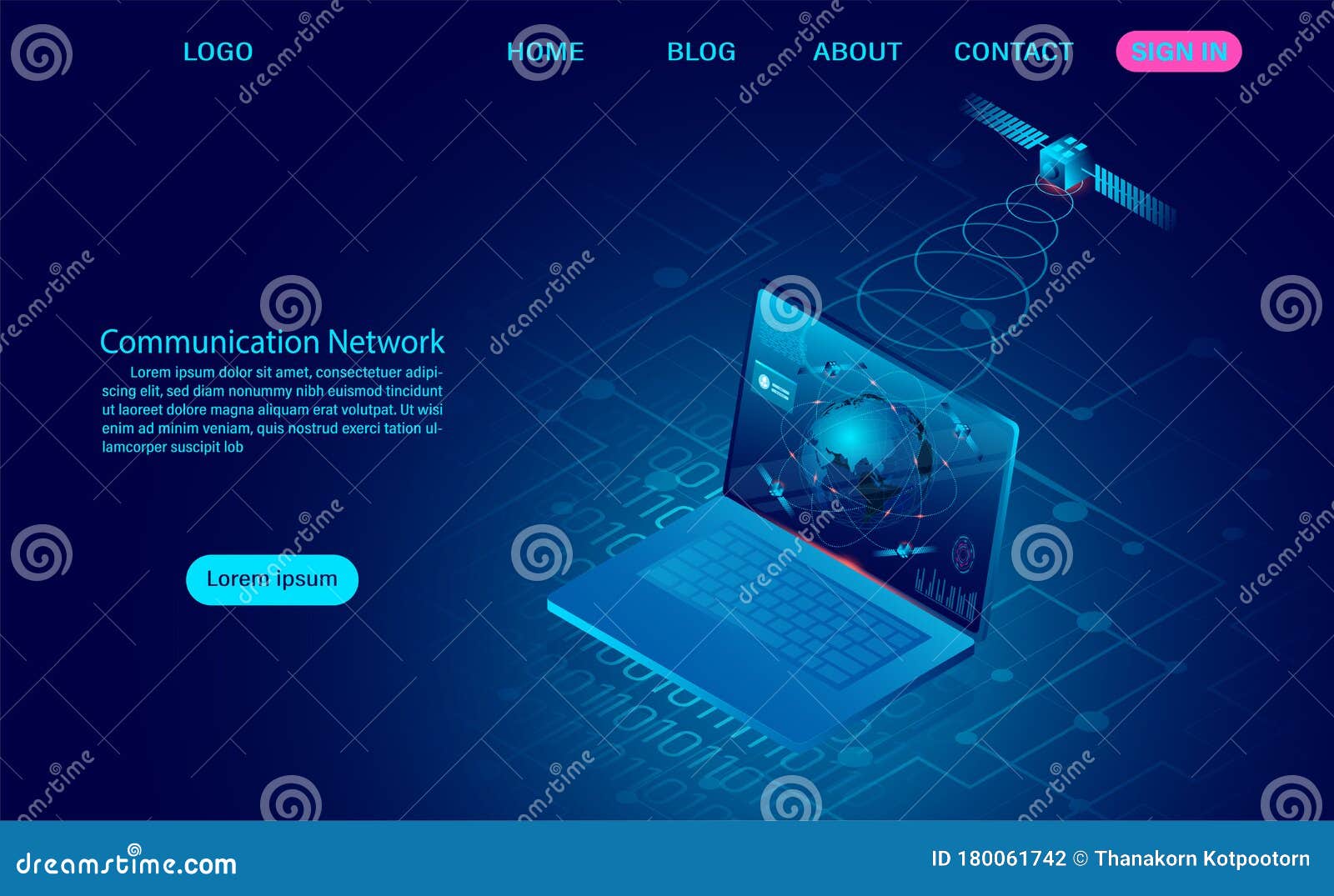 Communication Network with Satellite Wireless with Wireless Devices and ...