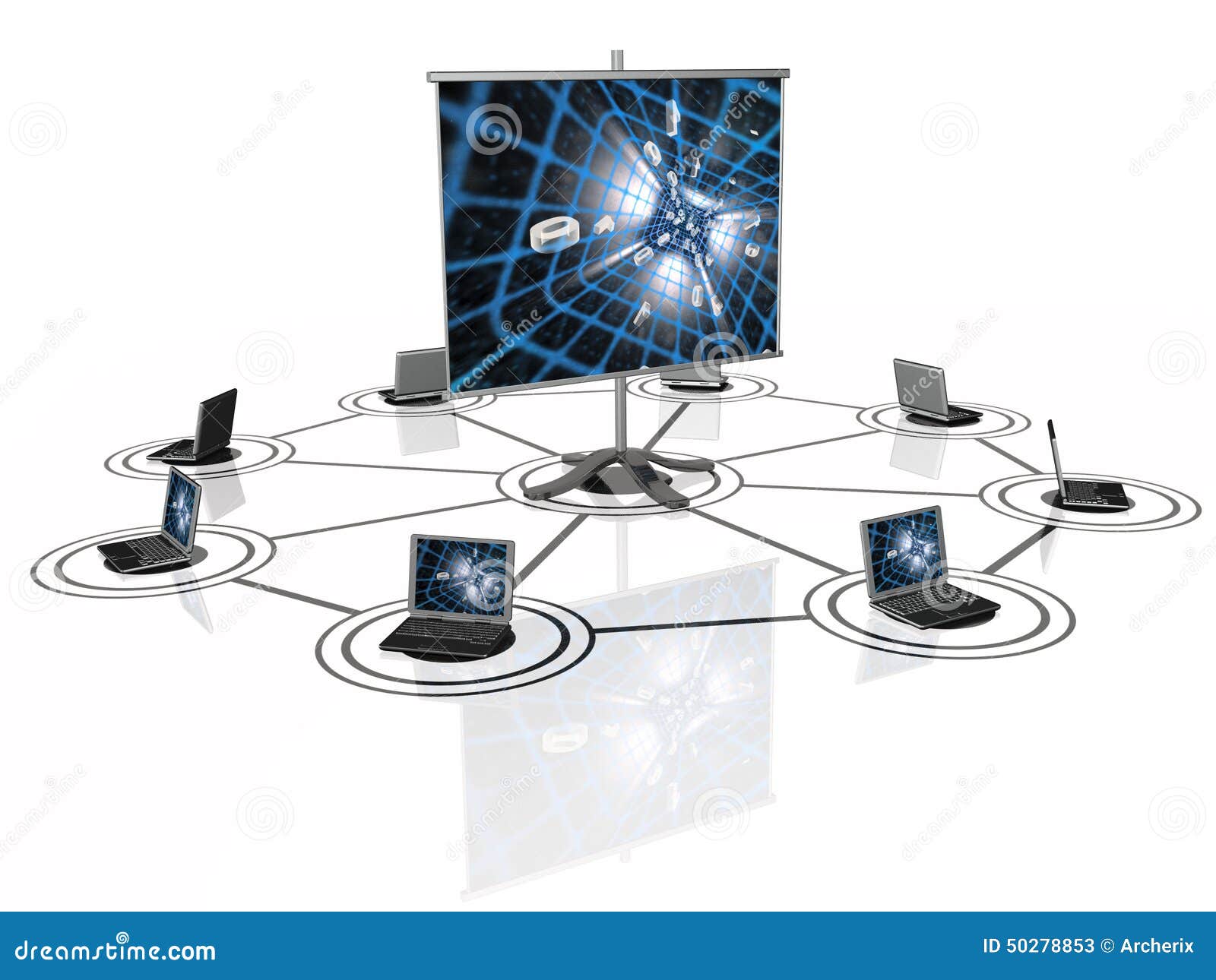 Communication stock illustration. Illustration of laptop - 50278853