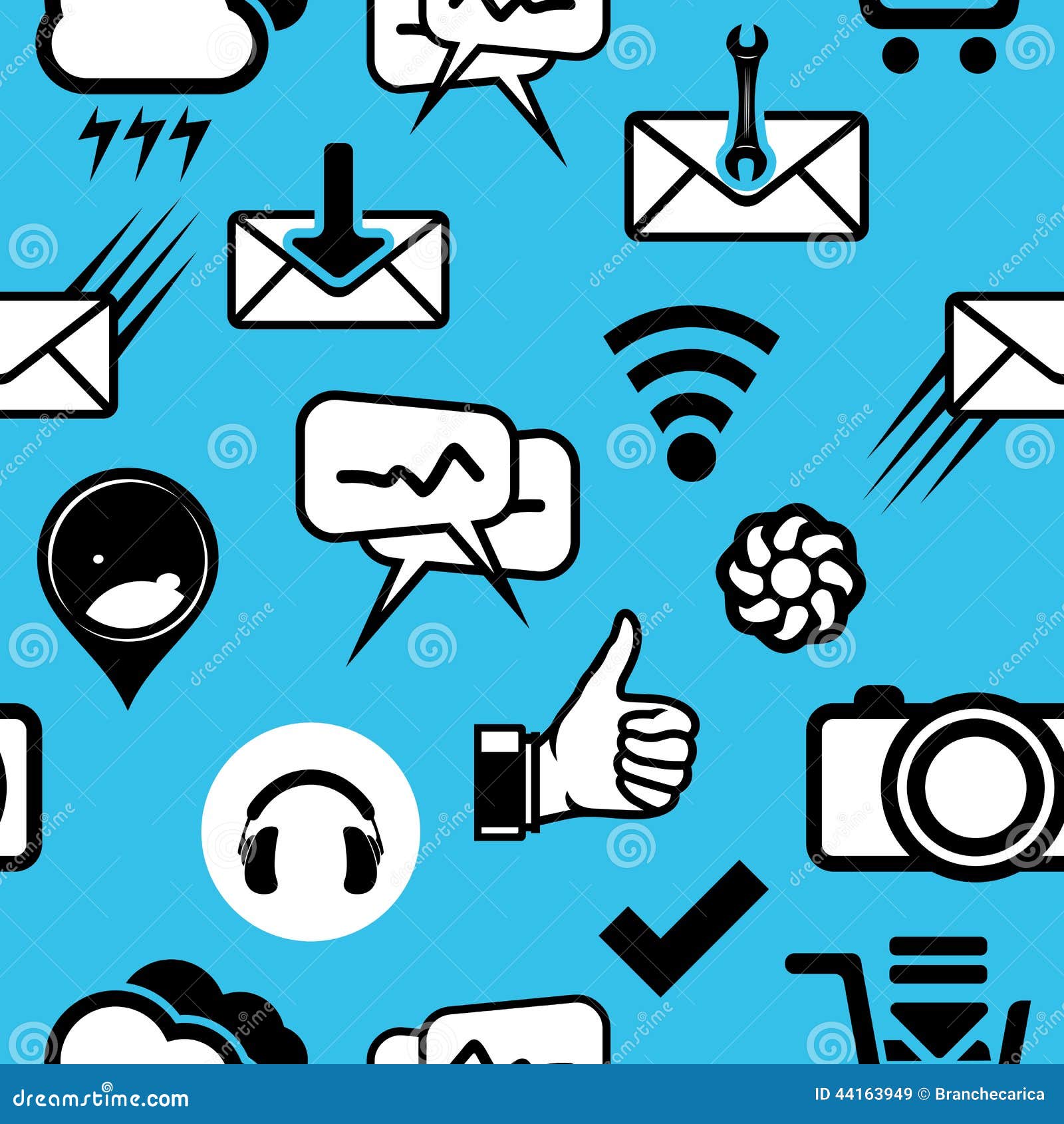 Communication pattern stock illustration. Illustration of icon - 44163949