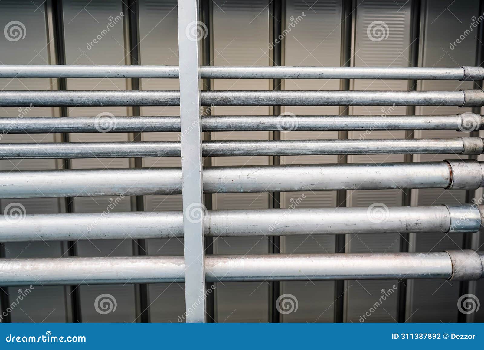 Communication Pipes Under the Bridge Support Station Platform, Ceiling ...
