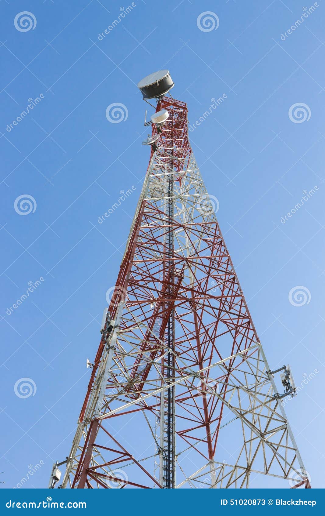 Communication Poles Telecoms Technology Stock Image - Image of ...