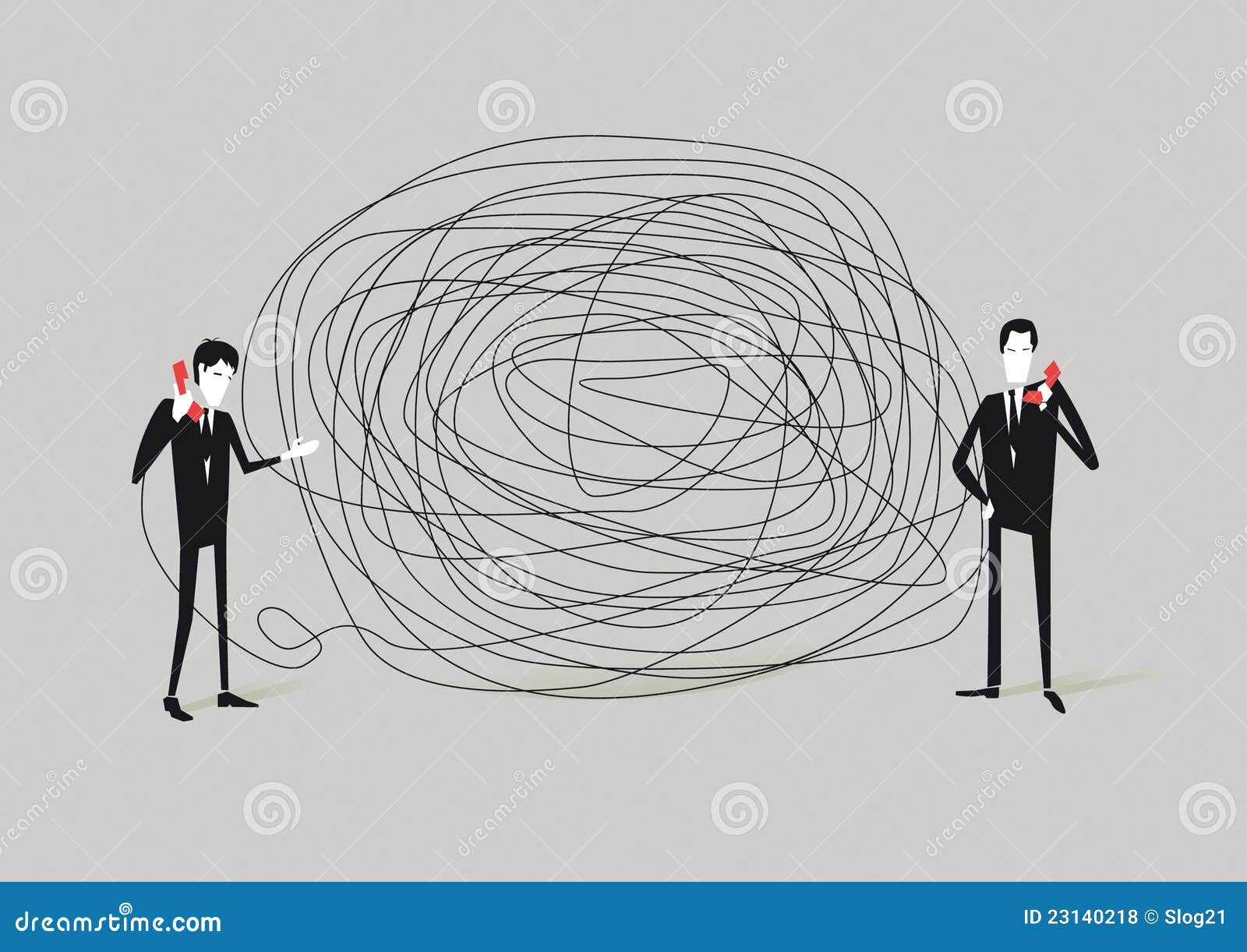 Communication Problem stock vector. Illustration of male - 23140218