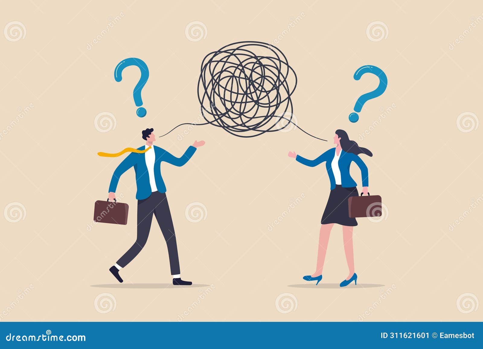 Communication Problem, Misunderstanding or Confusion, Mess or Chaos ...