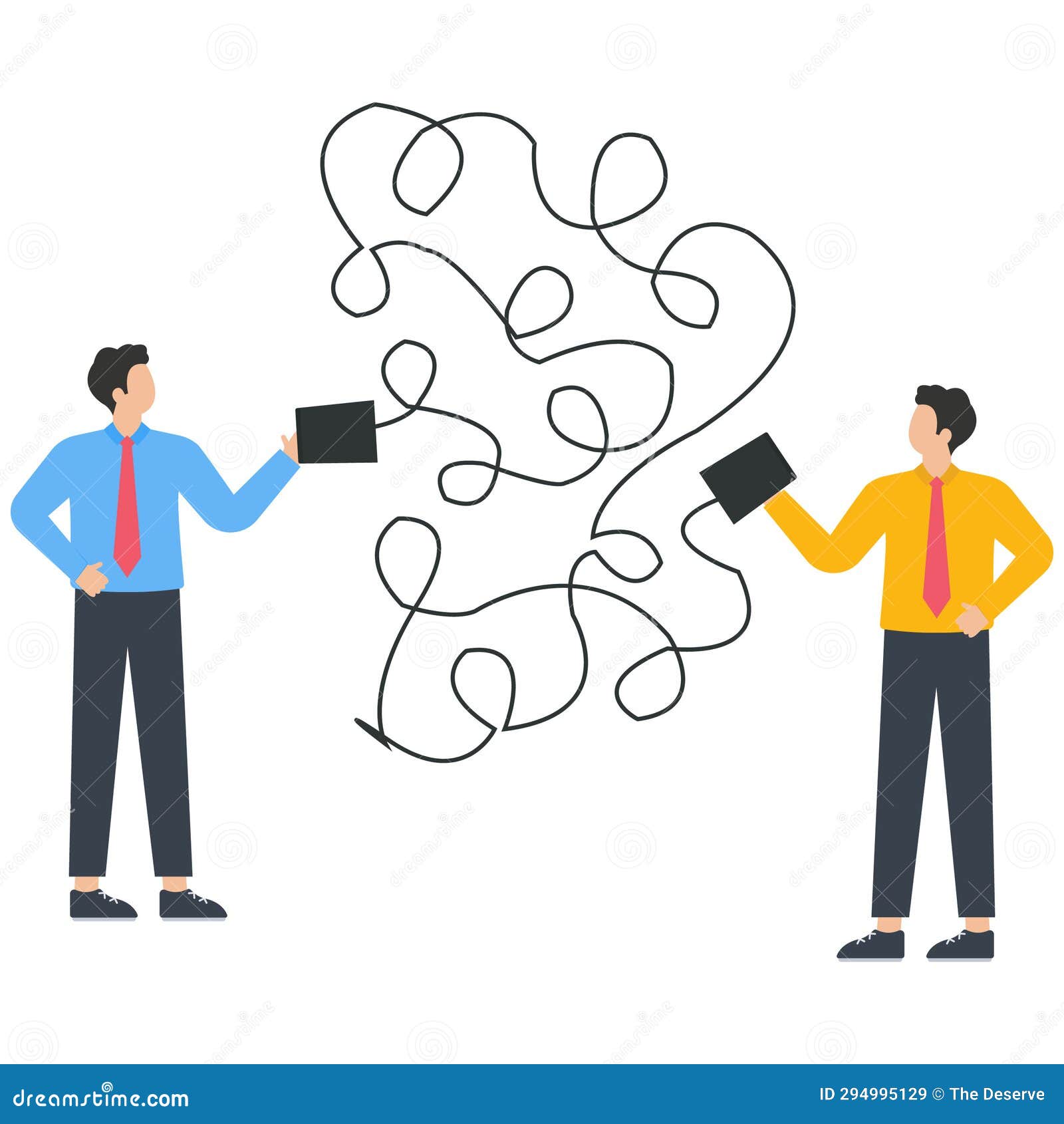 Communication Problem or Relationship Solutions Stock Vector ...
