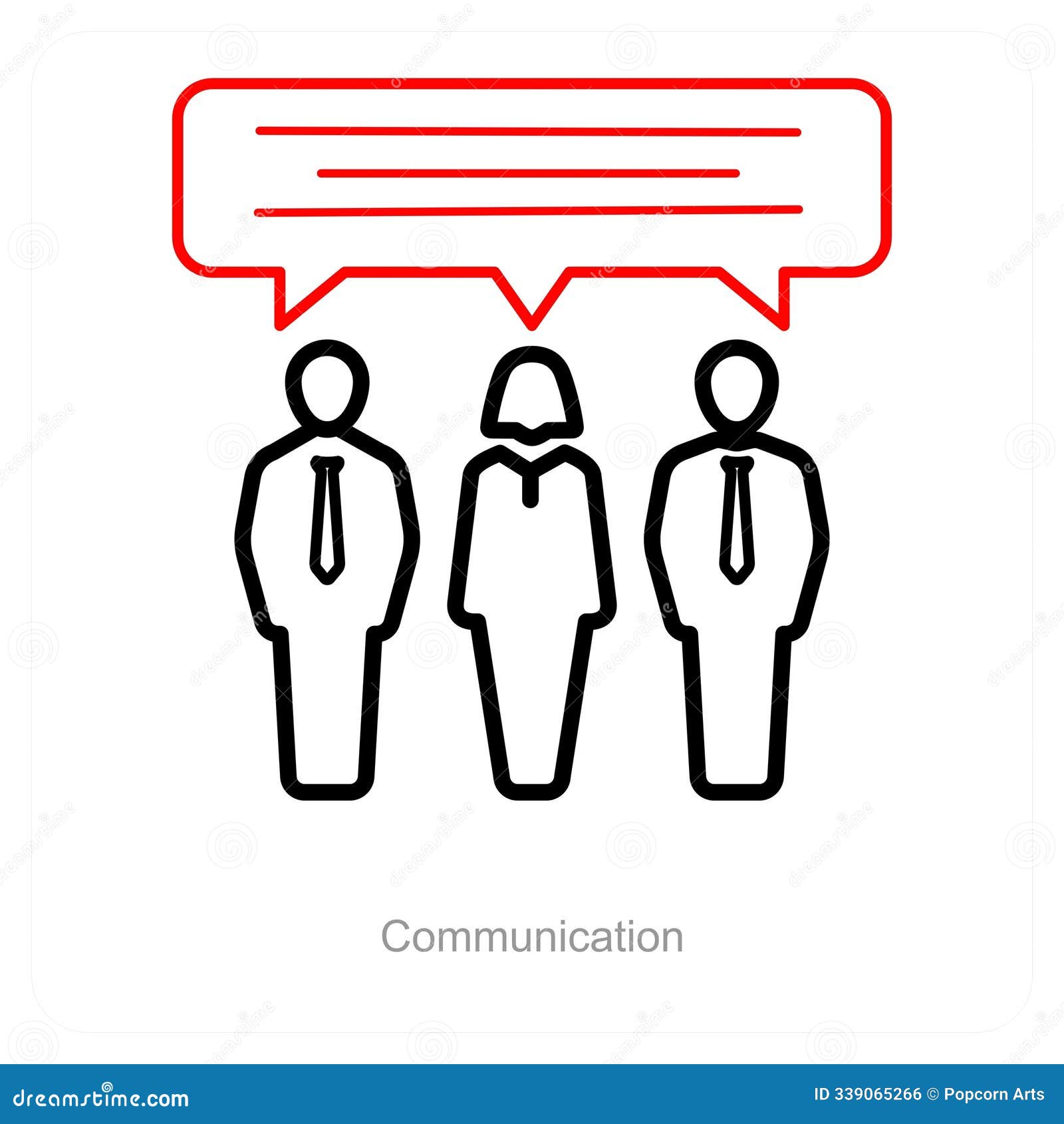 Communication stock vector. Illustration of concept - 339065266