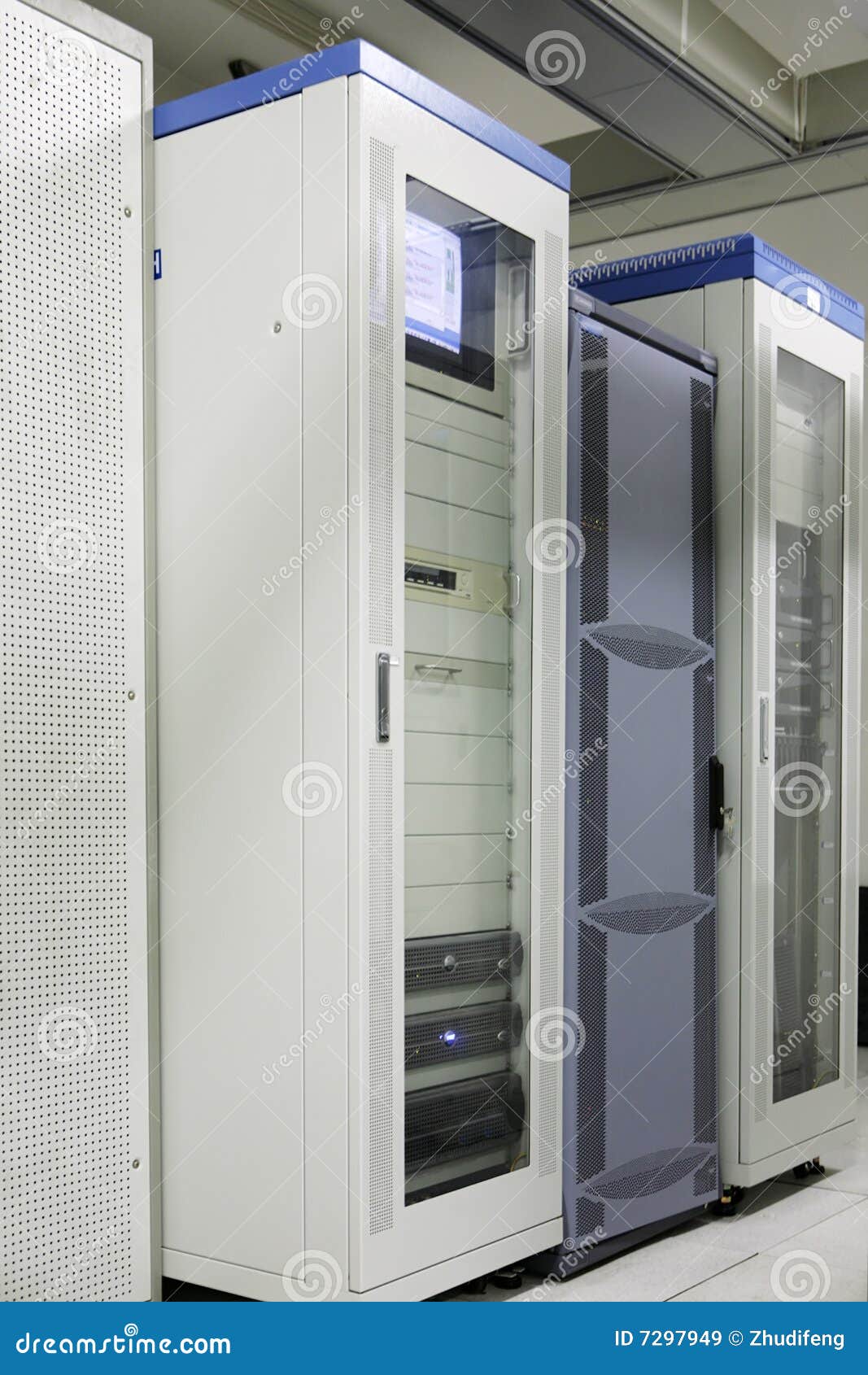Communication Server Center Stock Image - Image of computer, data: 7297949